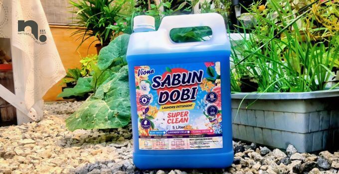 Sabun Basuh Baju 5 Liter Awesome, Wangi Macam Dobi - Netty Ah Hiyer